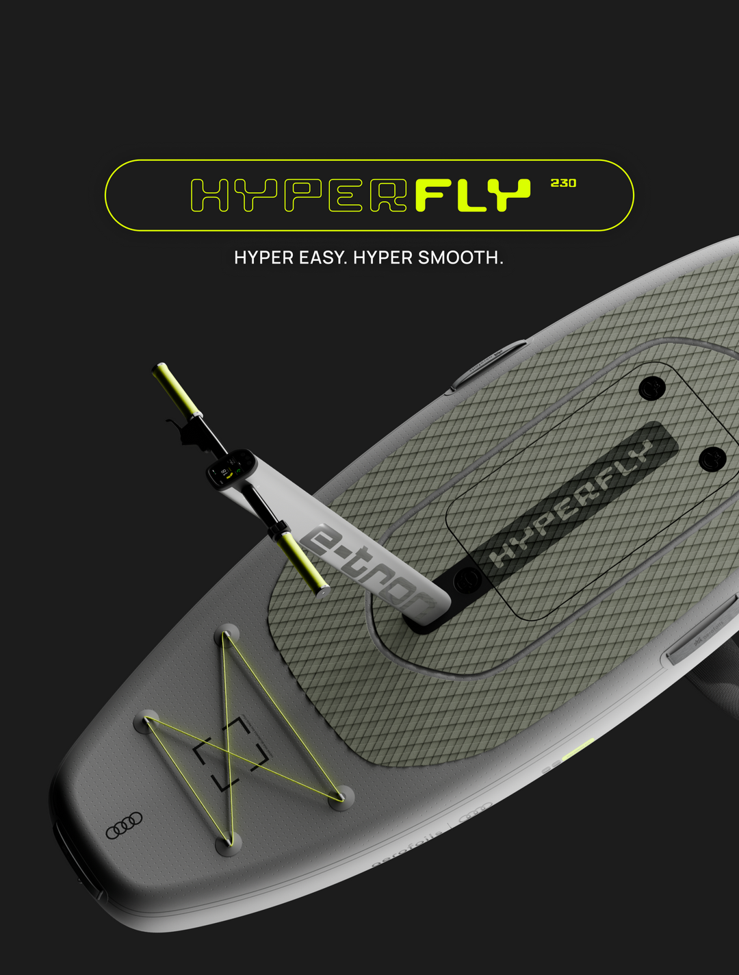 HYPERFLY – Inflatable eFoil with Hyperbar by Aerofoils – Aerofoils Audi ...
